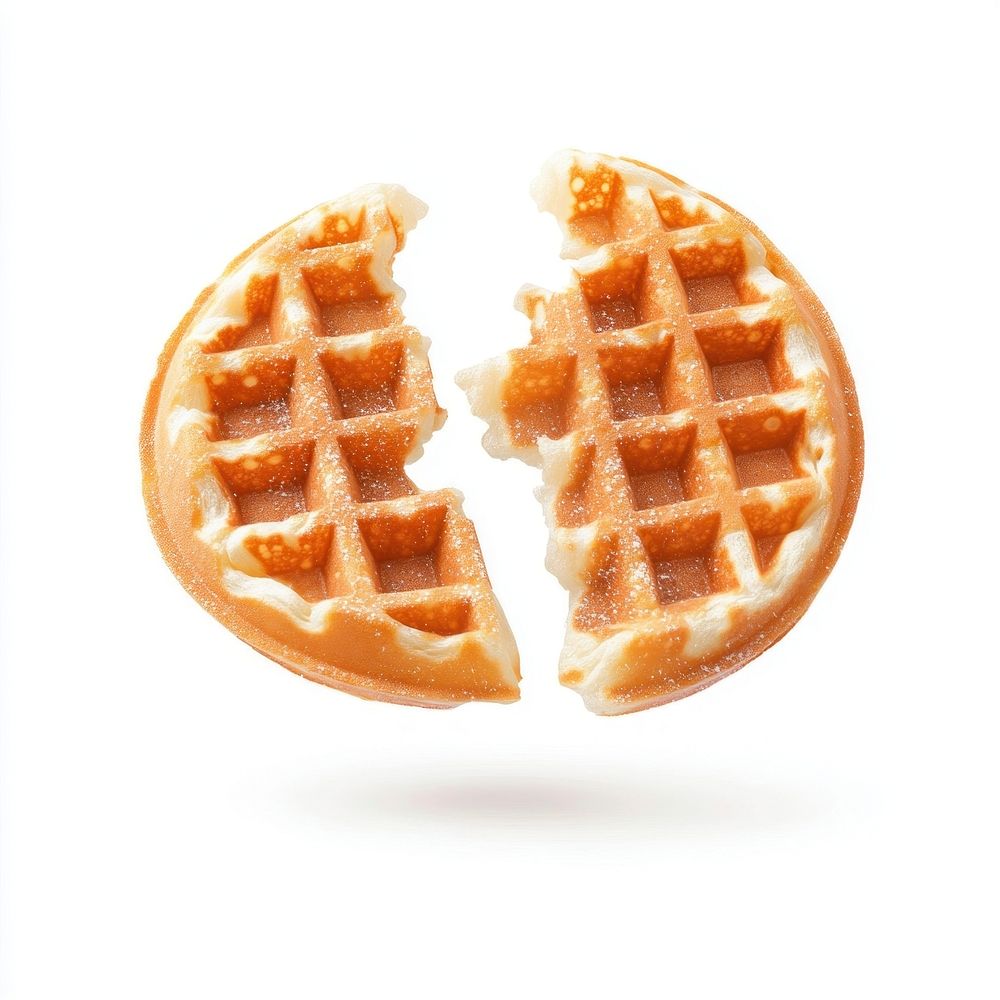 Exploding waffle halves food ammunition. | Free Photo - rawpixel