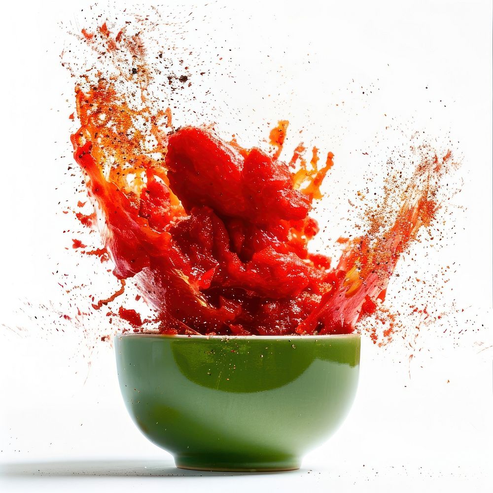 Exploding tomato sauce food bowl | Free Photo - rawpixel