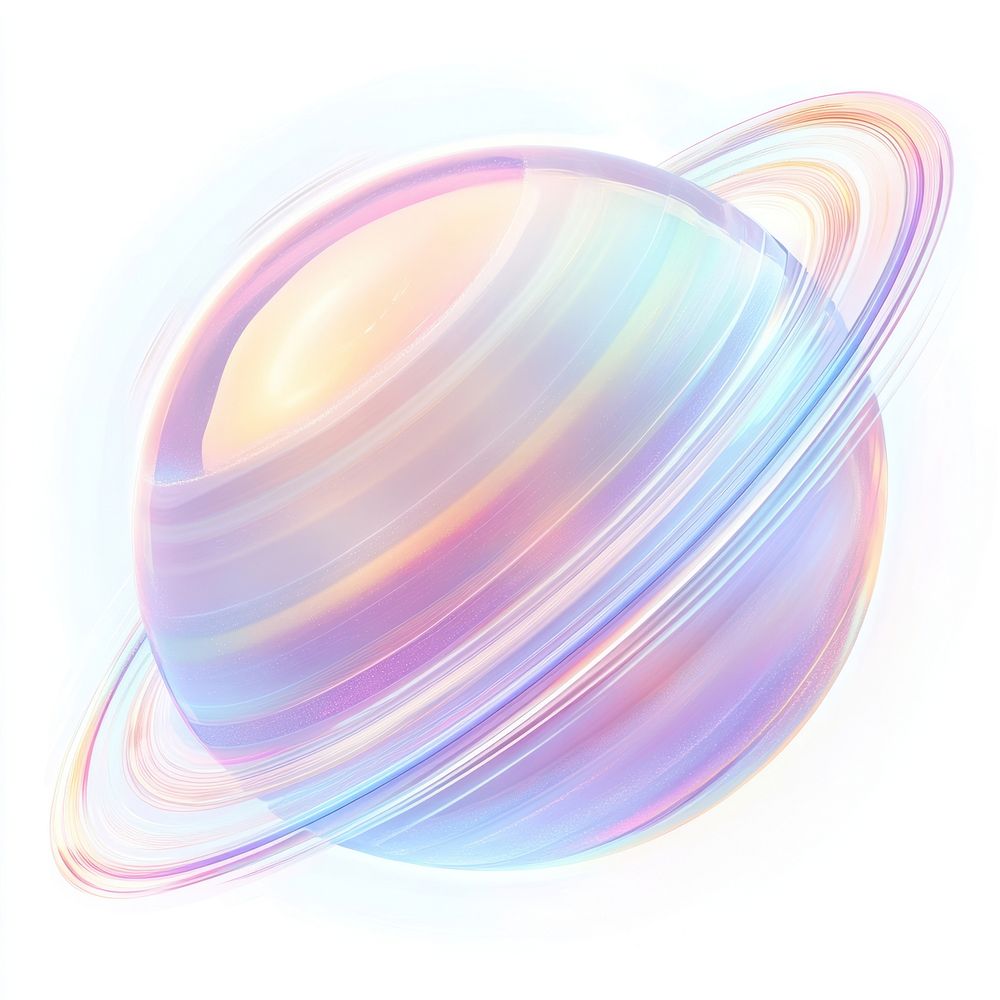 Saturn shape illustration whimsical universe. | Free Photo Illustration ...