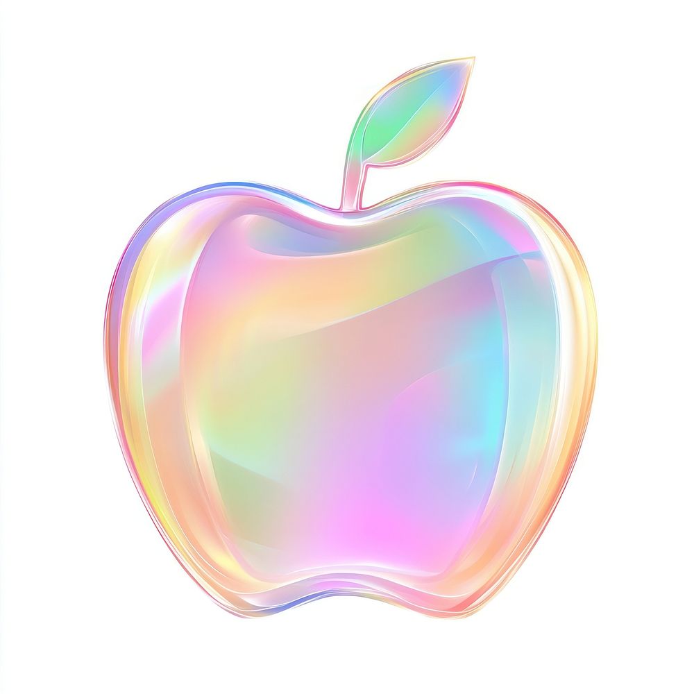 Simple apple icon art illustration | Free Photo Illustration - rawpixel