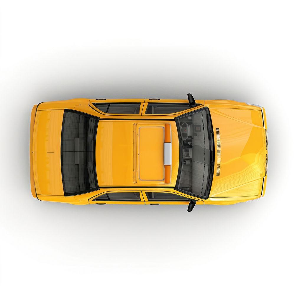 Taxi top view automobile vehicle | Free Photo - rawpixel