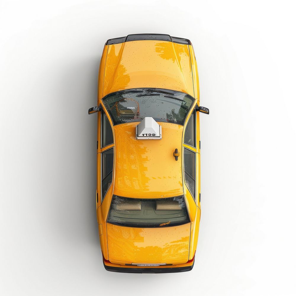 Taxi top view transportation vehicle | Free Photo - rawpixel