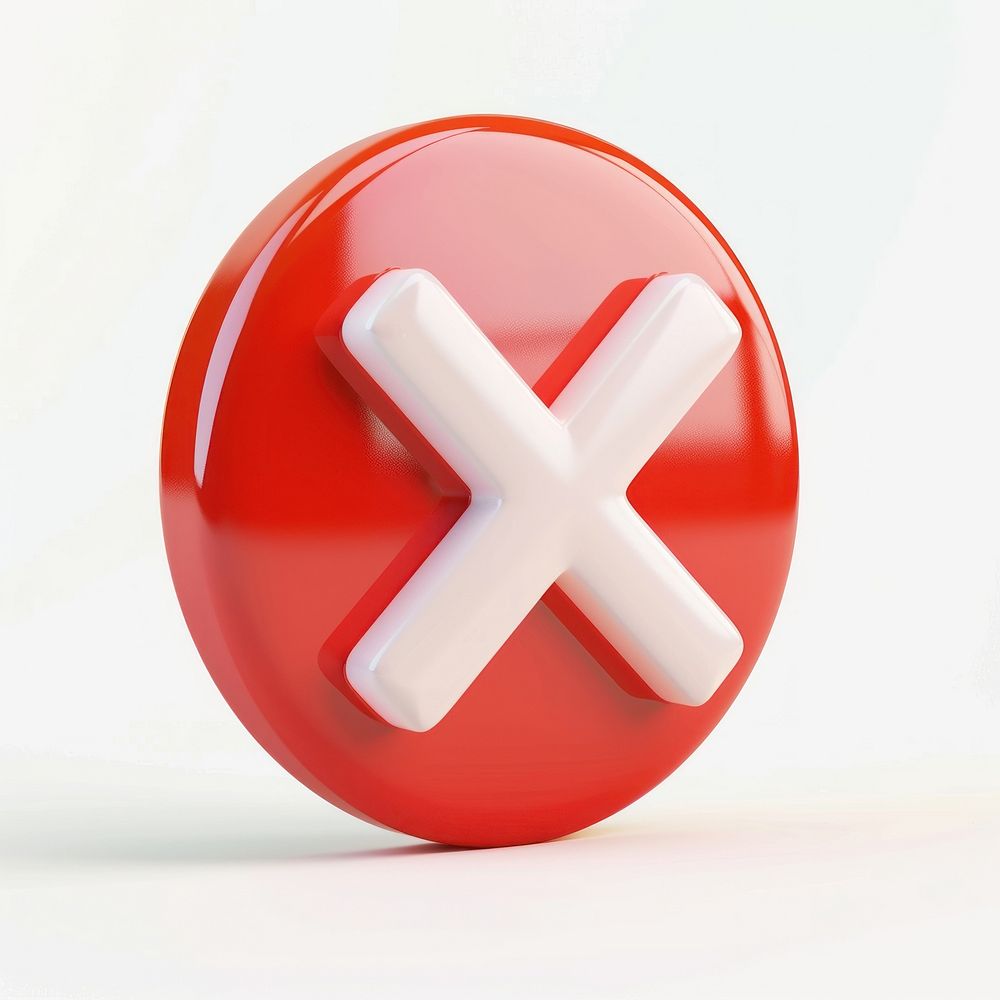 3d white x cross illustration | Premium Photo Illustration - rawpixel