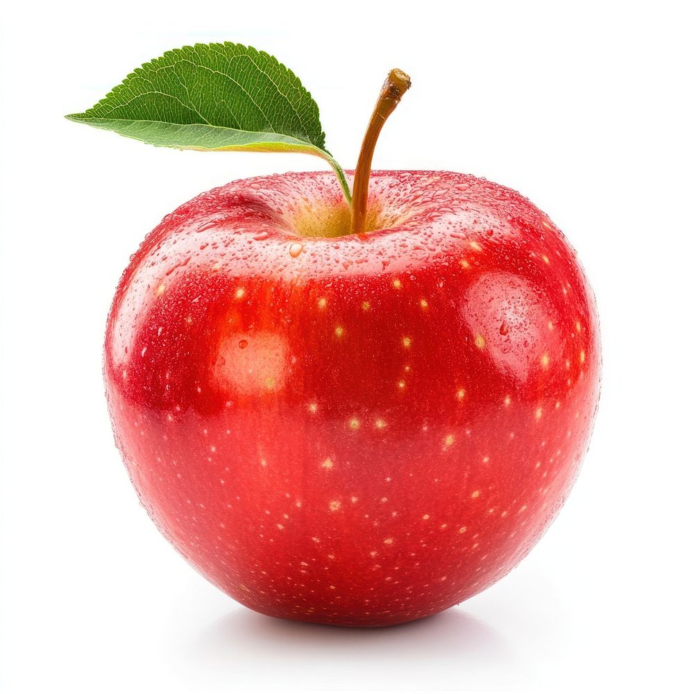 Real apple fruit fresh leaf. | Free Photo - rawpixel