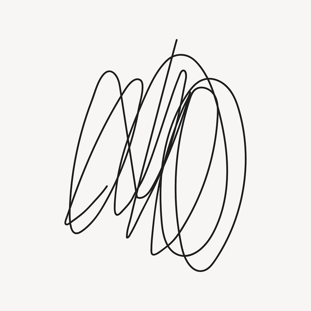 Abstract black line art illustration | Free Vector Illustration - rawpixel