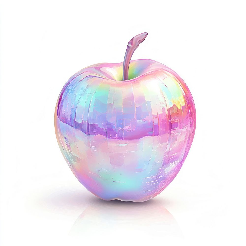 Cursed apple illustration digital fruit. | Free Photo Illustration ...