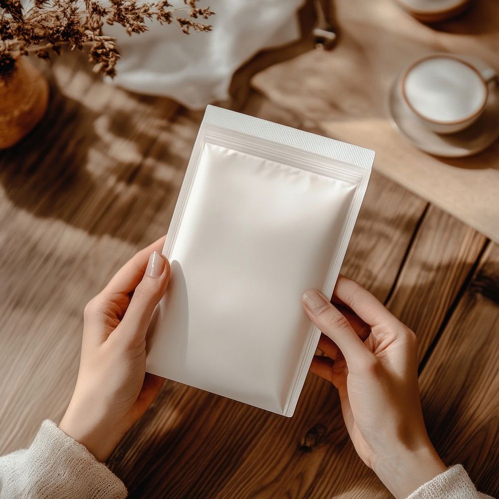 Minimalist packaging design with hands. | Free Photo - rawpixel