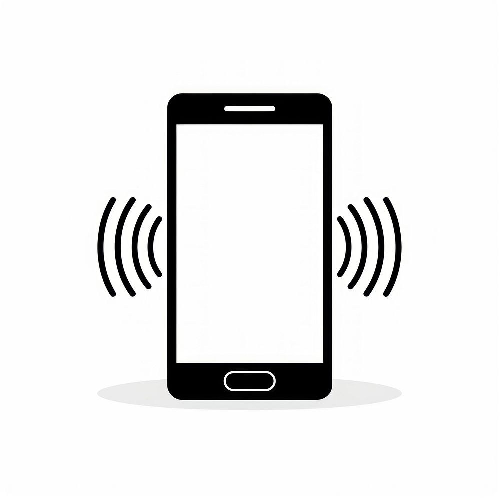 Smartphone ringing icon illustration | Free Photo Illustration - rawpixel