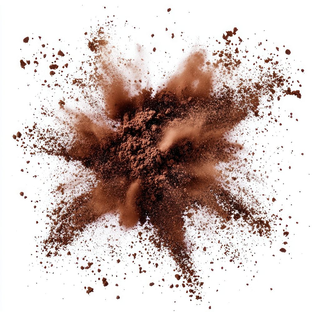 Exploding cocoa powder on white | Free Photo - rawpixel