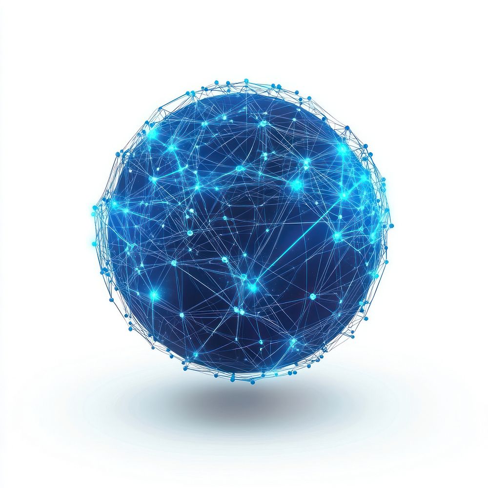 Digital globe with interconnected nodes | Free Photo Illustration ...