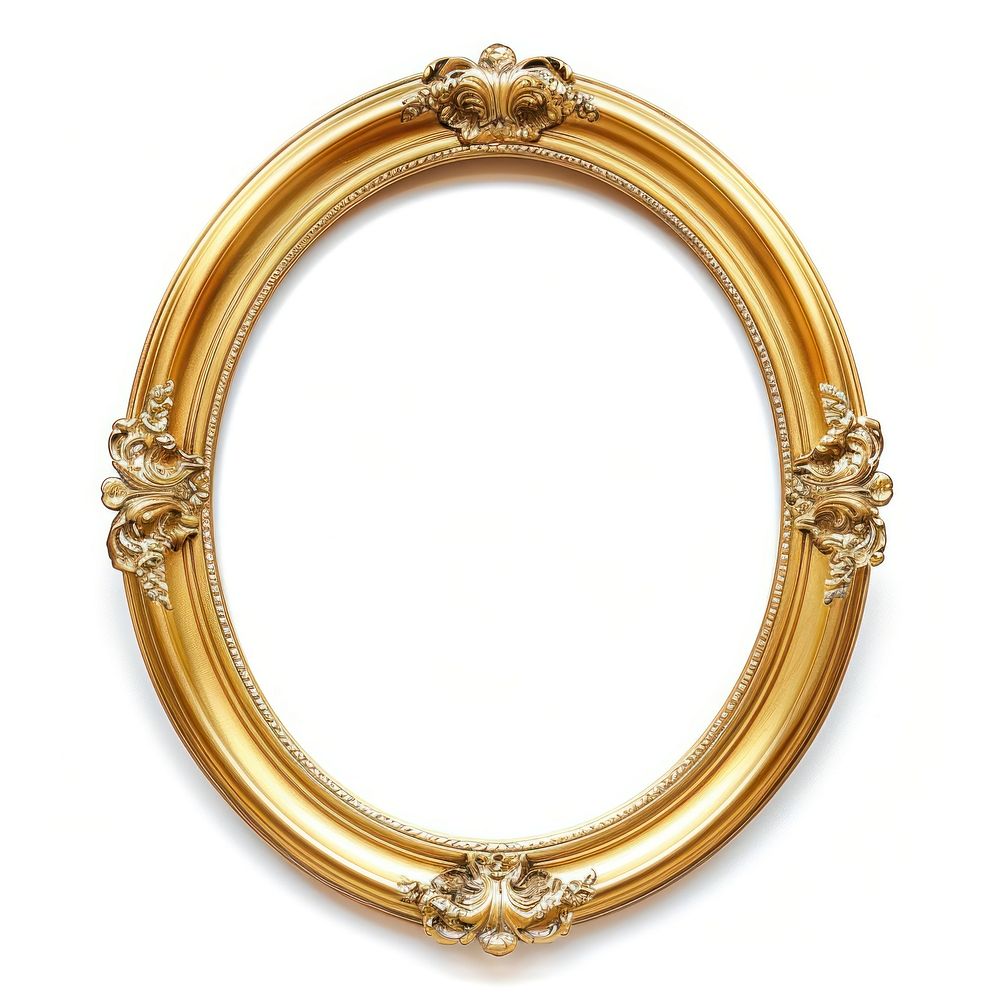 Elegant ornate gold oval frame | Free Photo - rawpixel