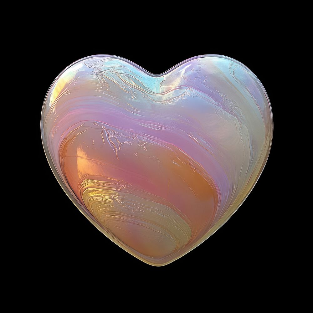 Pluto illustration digital heart. | Free Photo Illustration - rawpixel