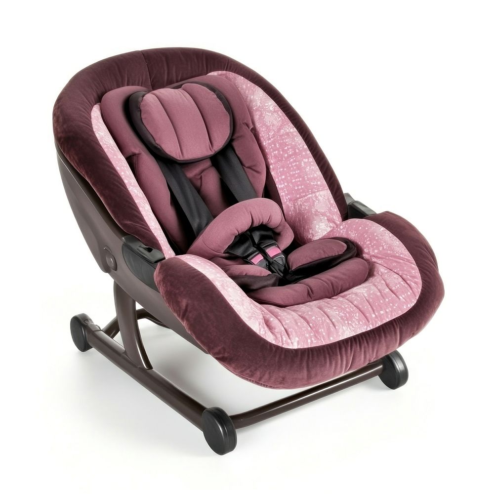 Plush pink baby rocker chair | Free Photo - rawpixel