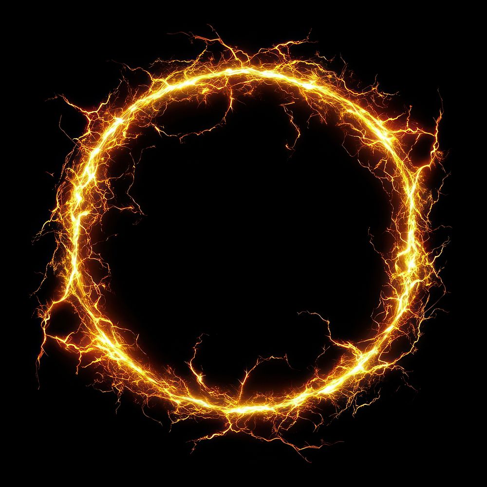 Electric ring glowing effect black. | Free Photo - rawpixel