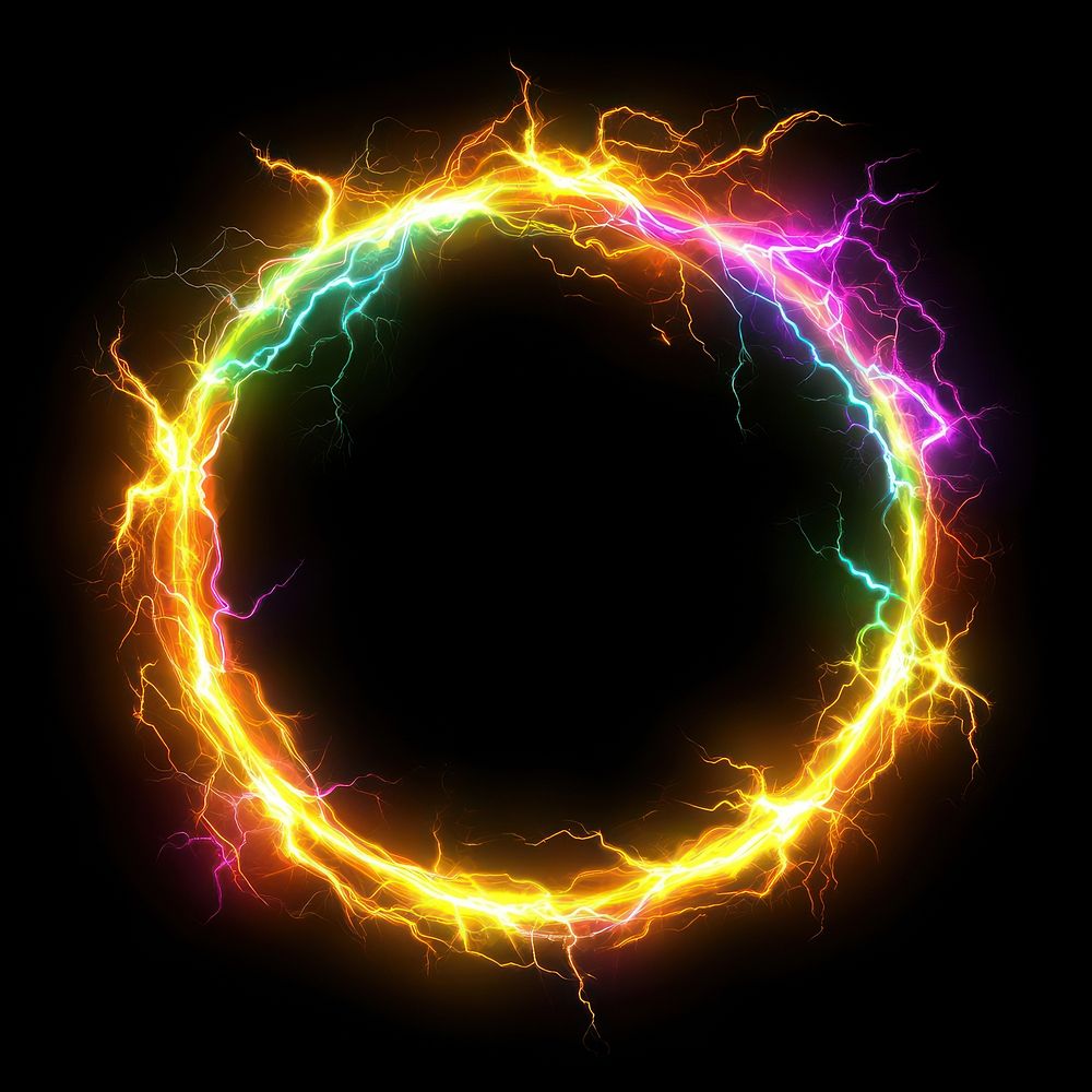 Electric ring lightning vibrant glowing. | Free Photo - rawpixel