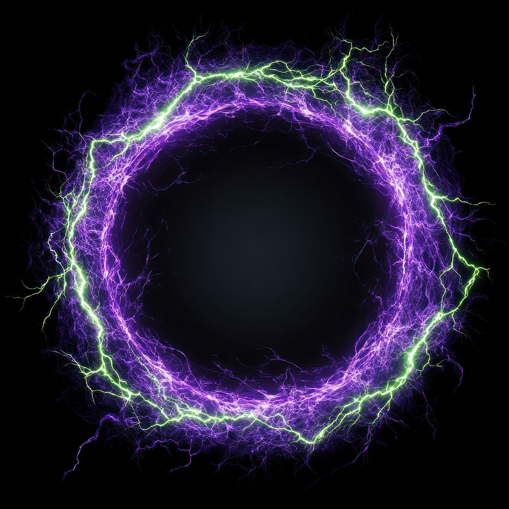 Electric ring lightning vibrant glowing. | Free Photo - rawpixel