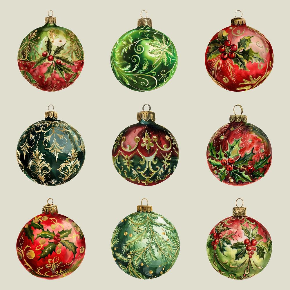 Vintage Christmas bauble design element | Free Photo - rawpixel