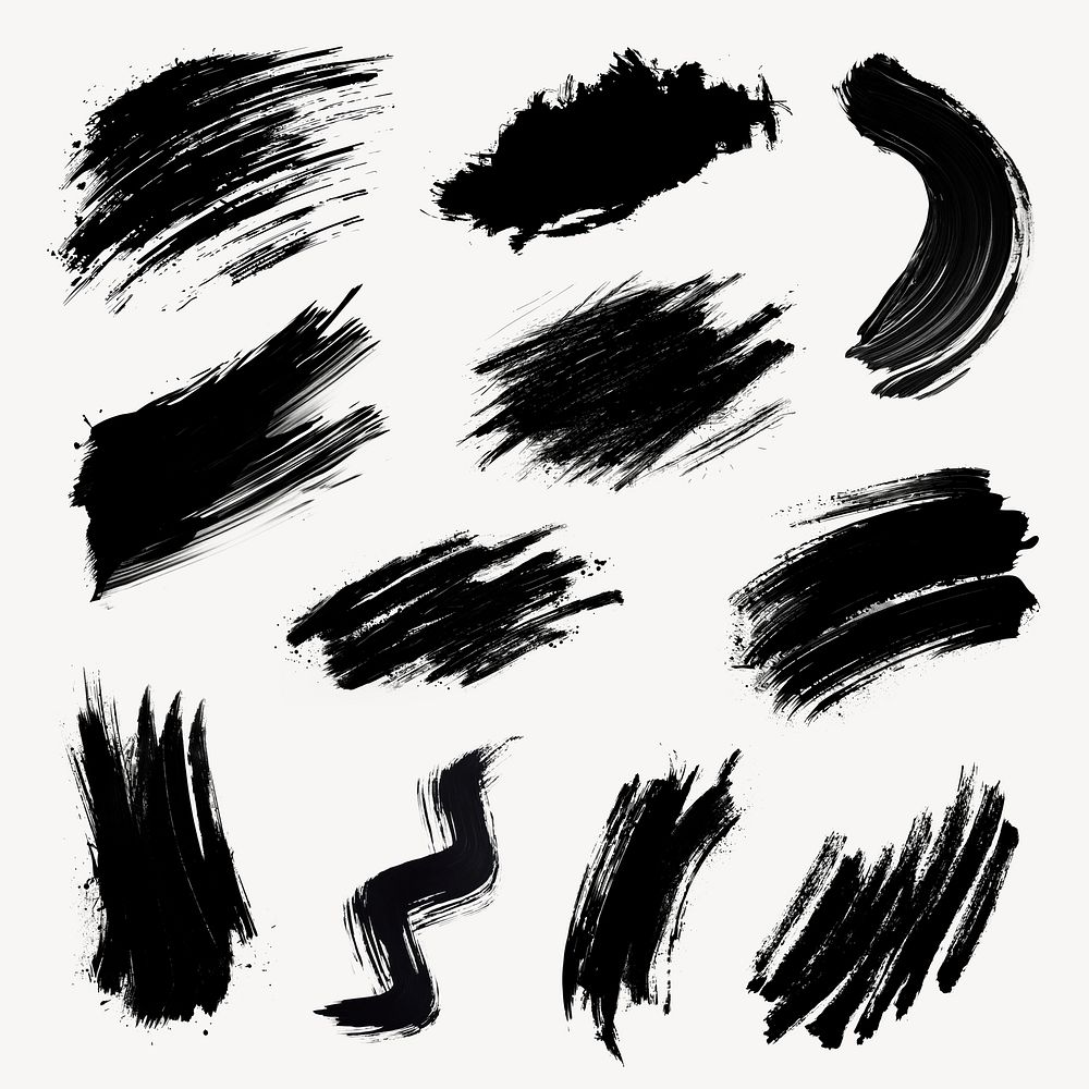 Abstract paint brush design element | Free Photo - rawpixel