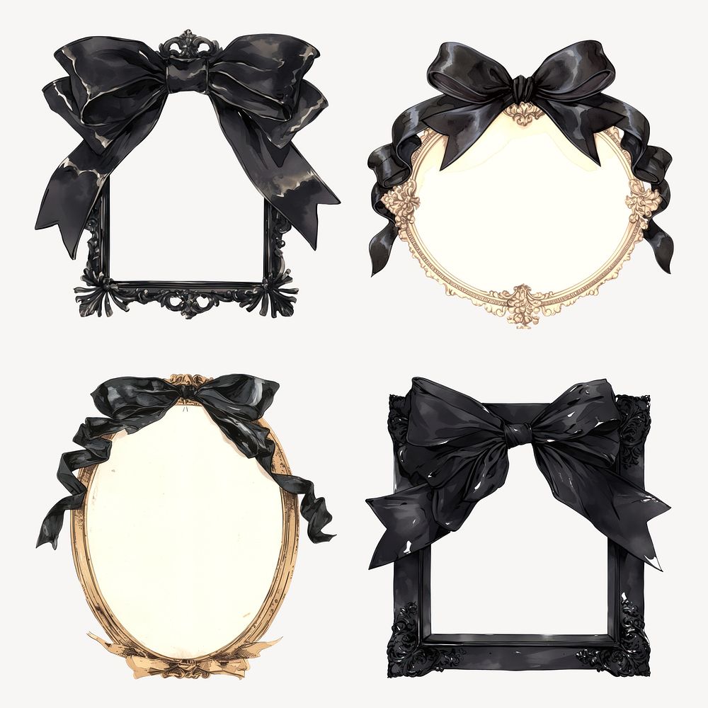 Coquette elegant frame design element | Free Photo - rawpixel