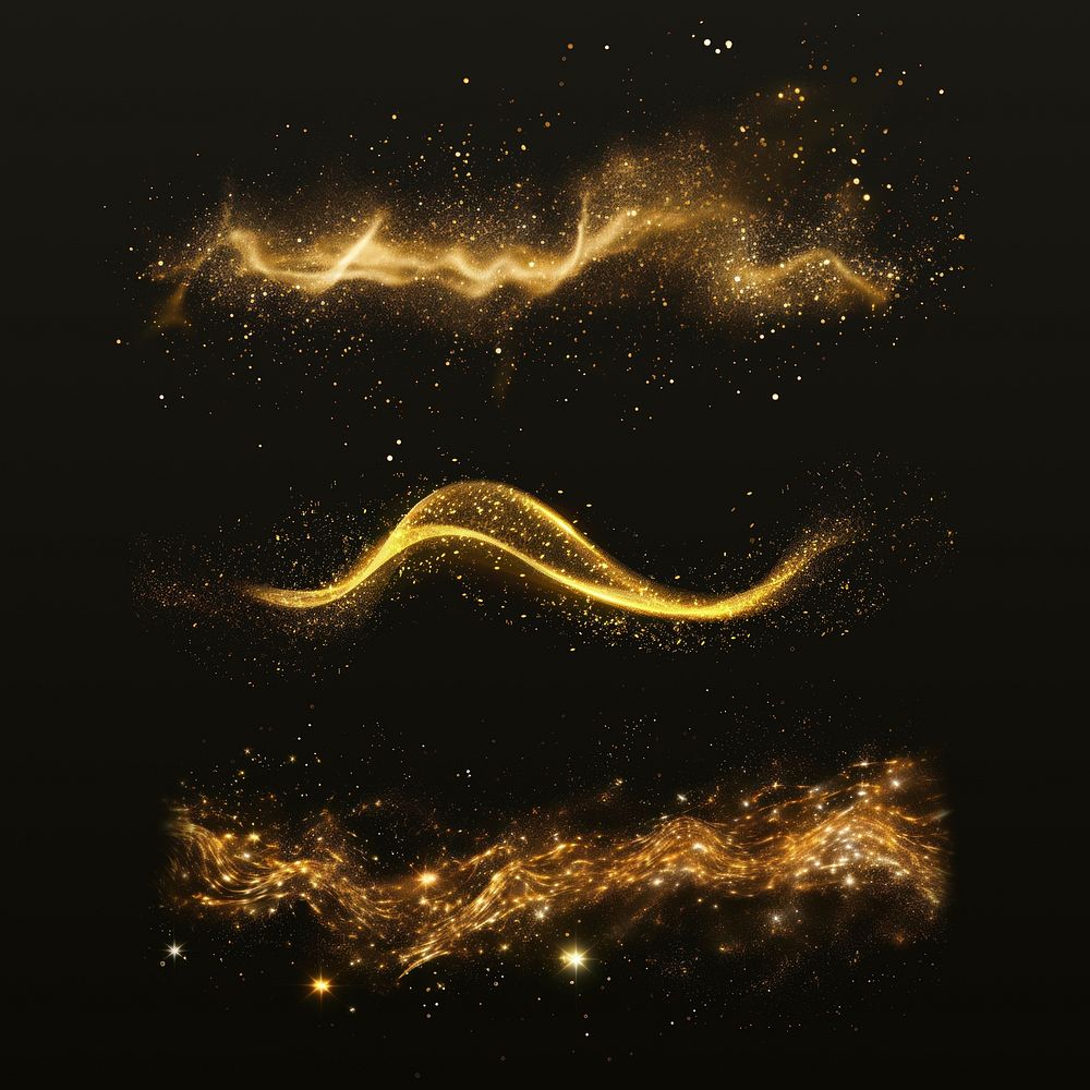 Golden sparkles light effect overlay | Free PSD - rawpixel