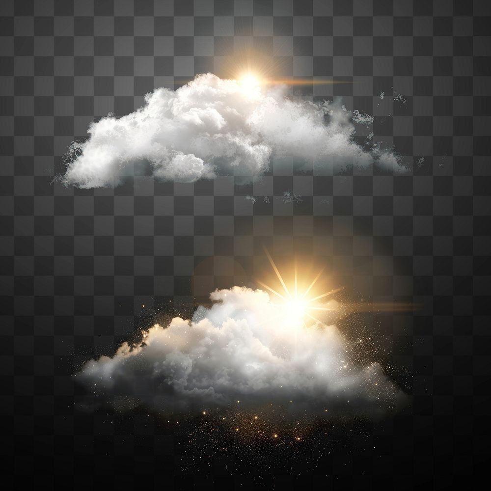 Realistic clouds sunlight design element | Premium PSD - rawpixel