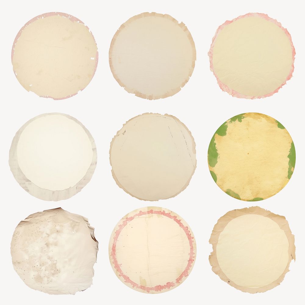Vintage round torn paper design | Free Photo - rawpixel