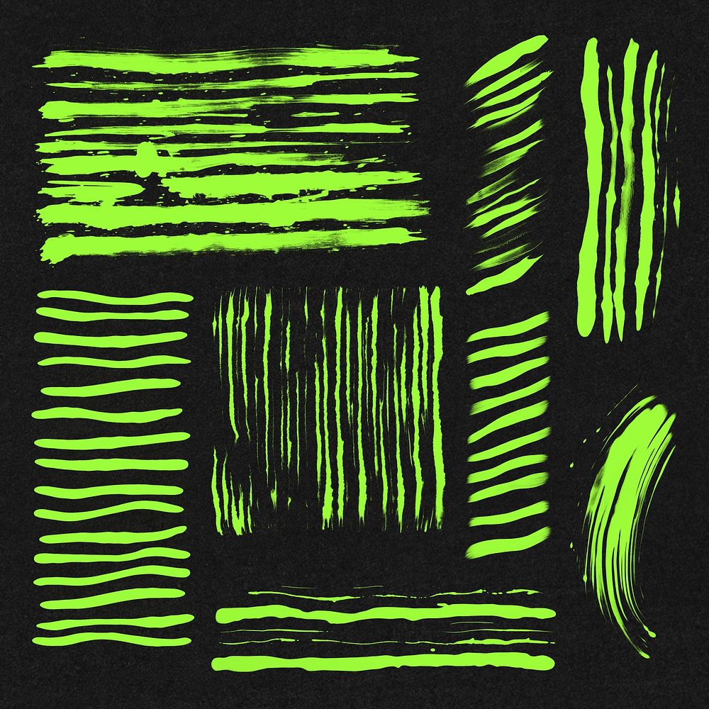 Reflective green paint brush stroke | Free Photo - rawpixel