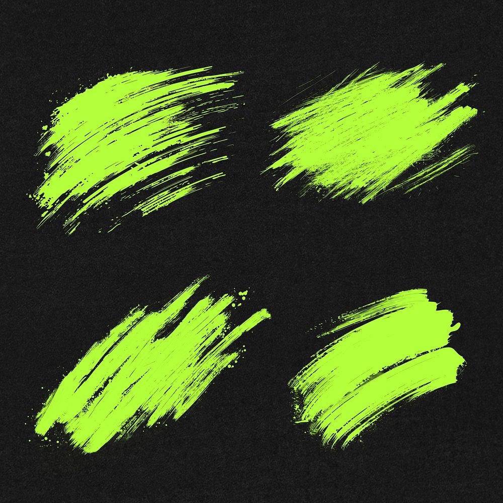 Reflective green paint brush stroke | Free Photo - rawpixel