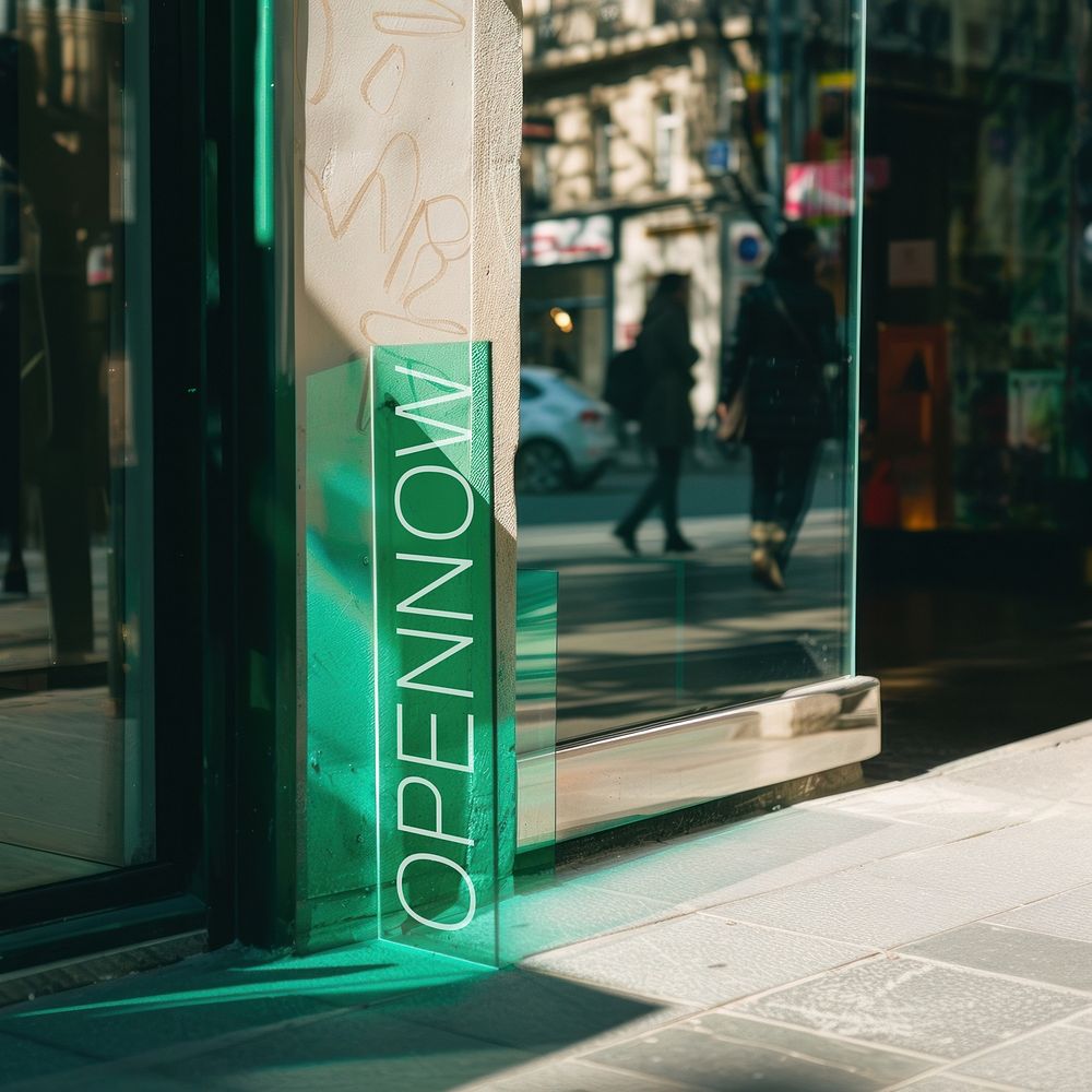 Modern storefront sign mockup psd | Premium PSD Mockup - rawpixel