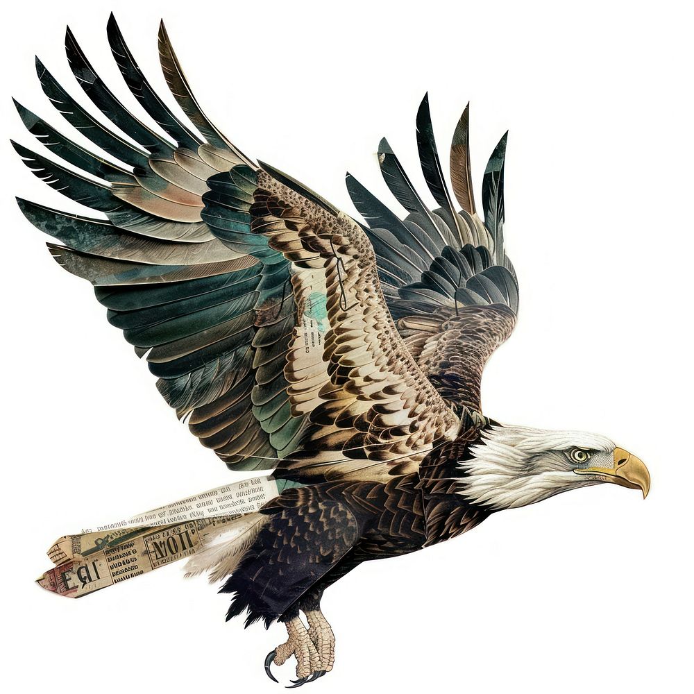 Eagle bird shape collage cutouts | Free Photo Illustration - rawpixel