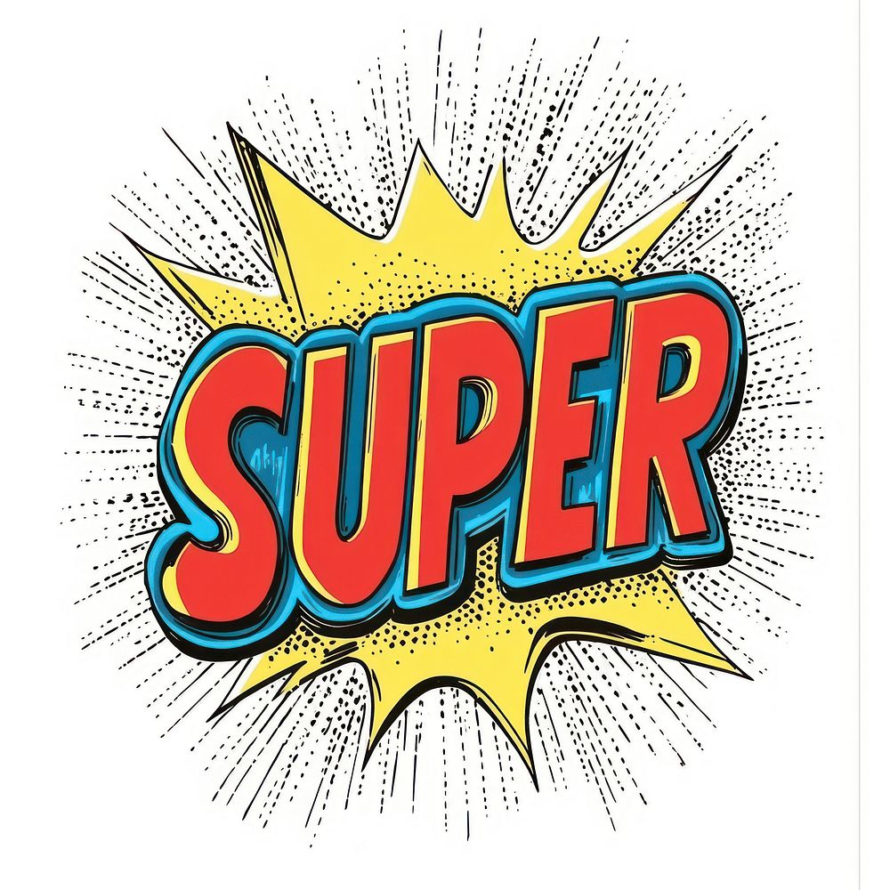 Comic boom graphic super illustration. | Free Photo Illustration - rawpixel