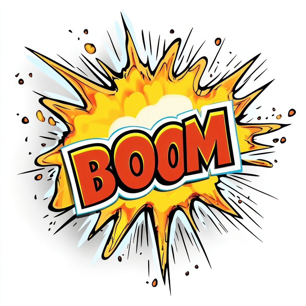 Comic boom word art illustration. | Free Photo Illustration - rawpixel