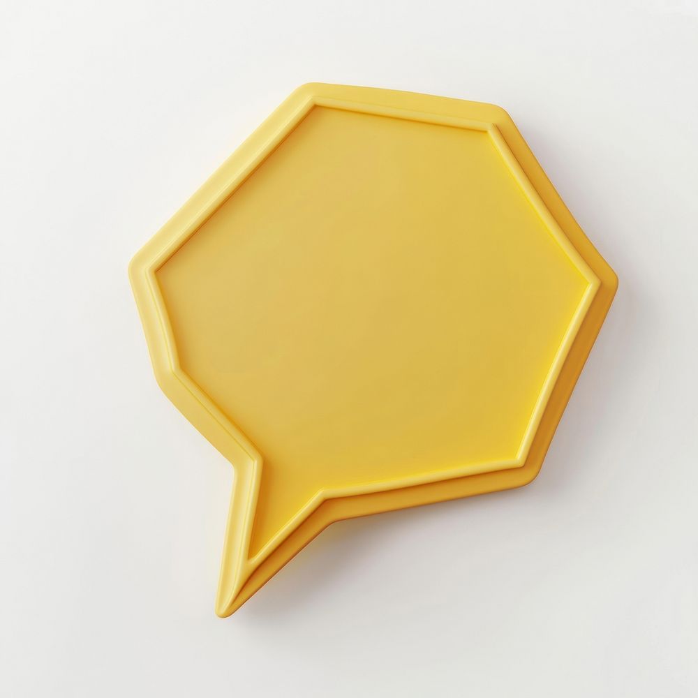 Goldenrod-yellow octagon shape illustration symbol | Free Photo ...