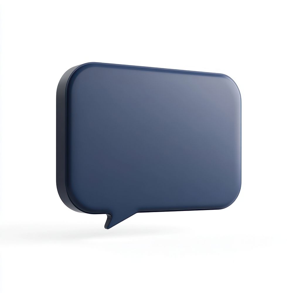 Navy-blue Rectangle shape illustration speech | Free Photo Illustration ...