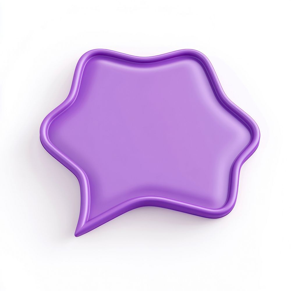 Plum-purple octagon shape bubble speech | Free Photo Illustration ...