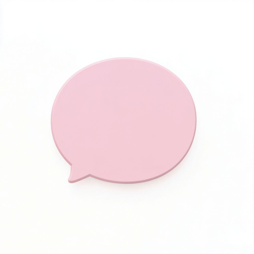Speech bubble color pink communication. | Free Photo Illustration ...