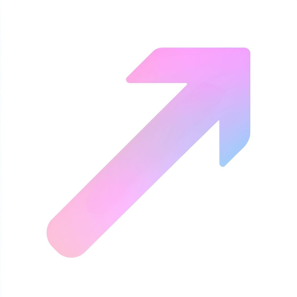 Pastel gradient corner arrow symbol | Free Photo Illustration - rawpixel