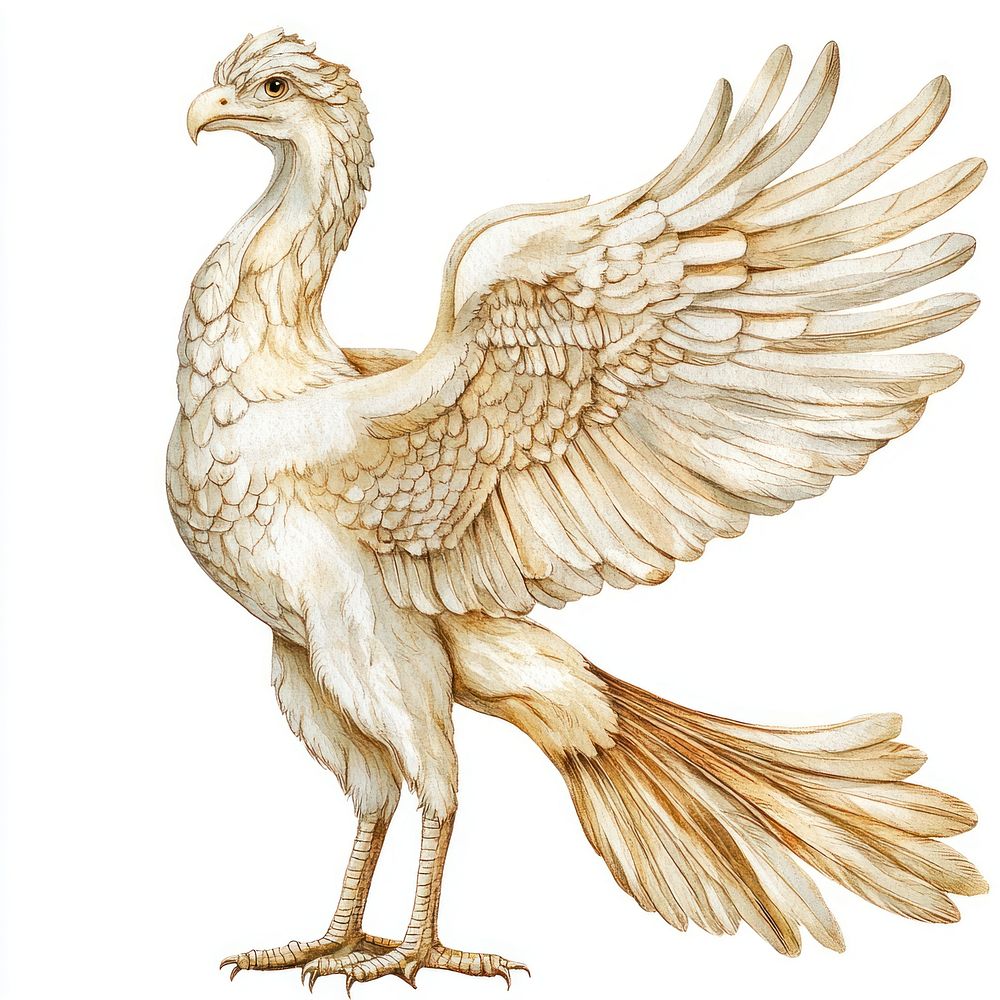 An ancient greek phoenix vulture | Free Photo Illustration - rawpixel