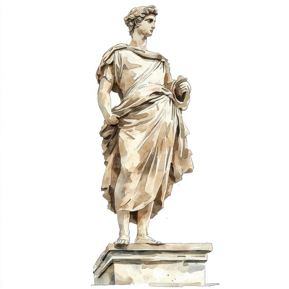 An ancient greek key statue | Free Photo Illustration - rawpixel