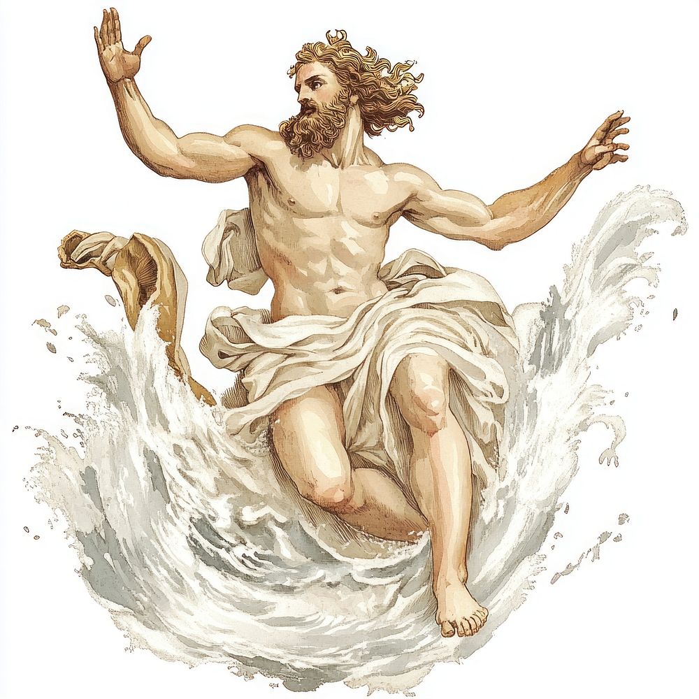 ancient greek charybdis painting art | Free Photo Illustration - rawpixel