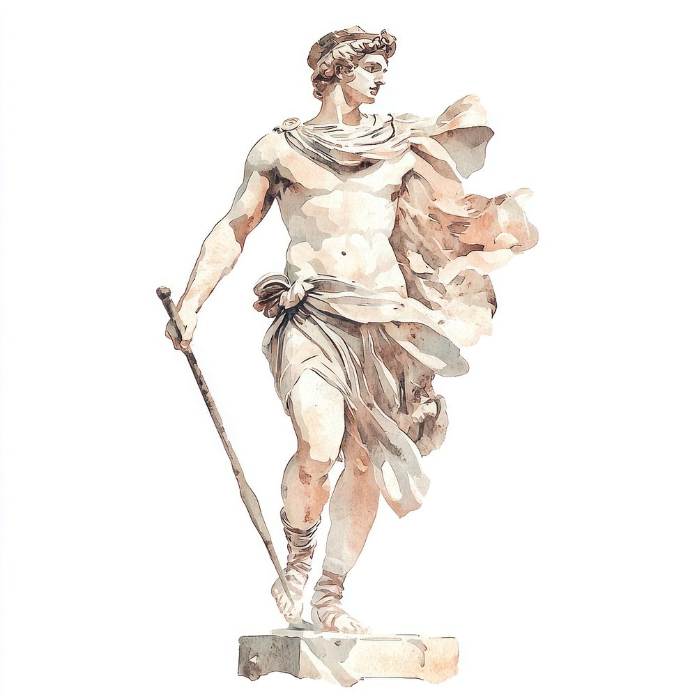 An ancient greek Perseus painting | Free Photo Illustration - rawpixel