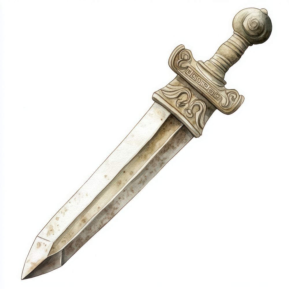 An ancient greek Sword sword | Free Photo Illustration - rawpixel