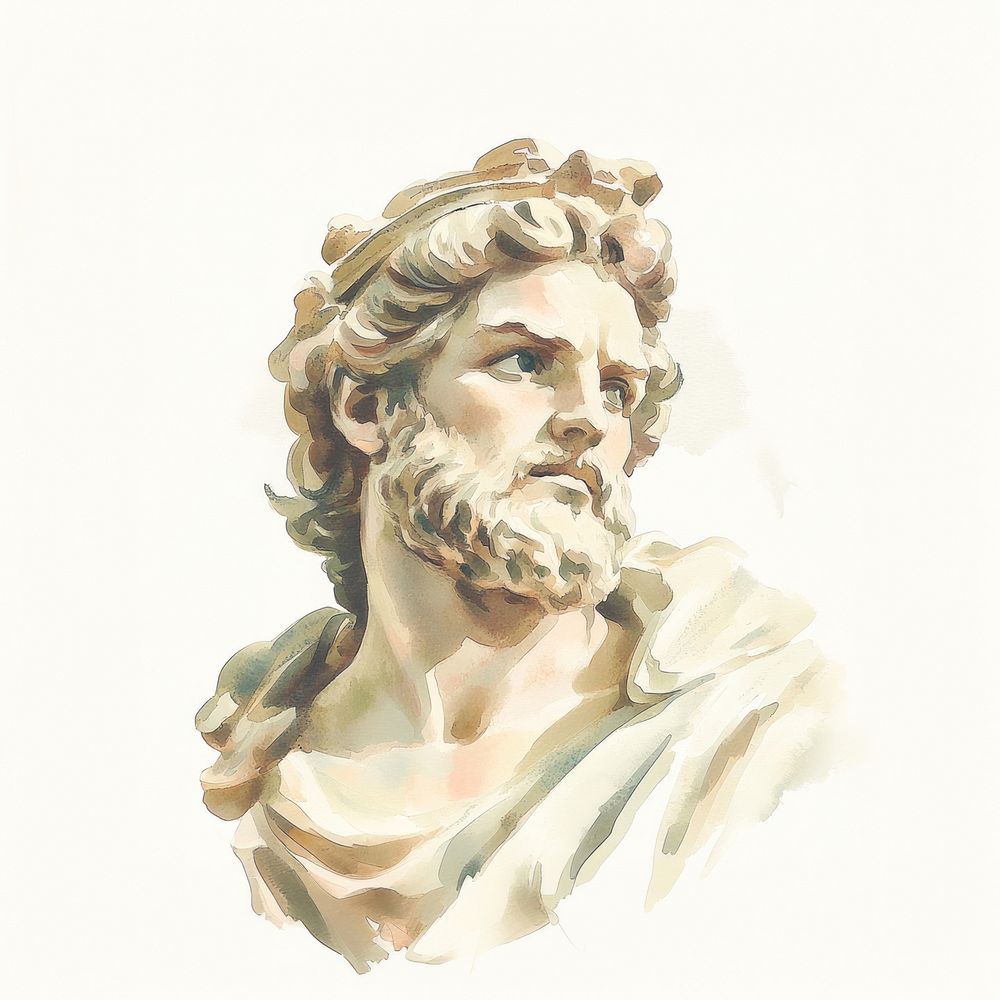 An ancient Greek Apollo painting | Free Photo Illustration - rawpixel