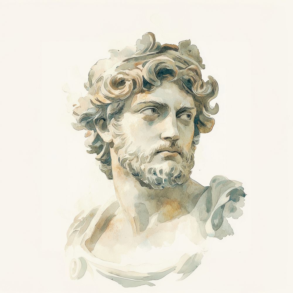 An ancient Greek Apollo painting | Free Photo Illustration - rawpixel