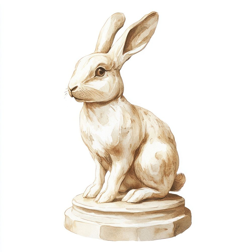 An ancient greek Rabbit rabbit | Free Photo Illustration - rawpixel