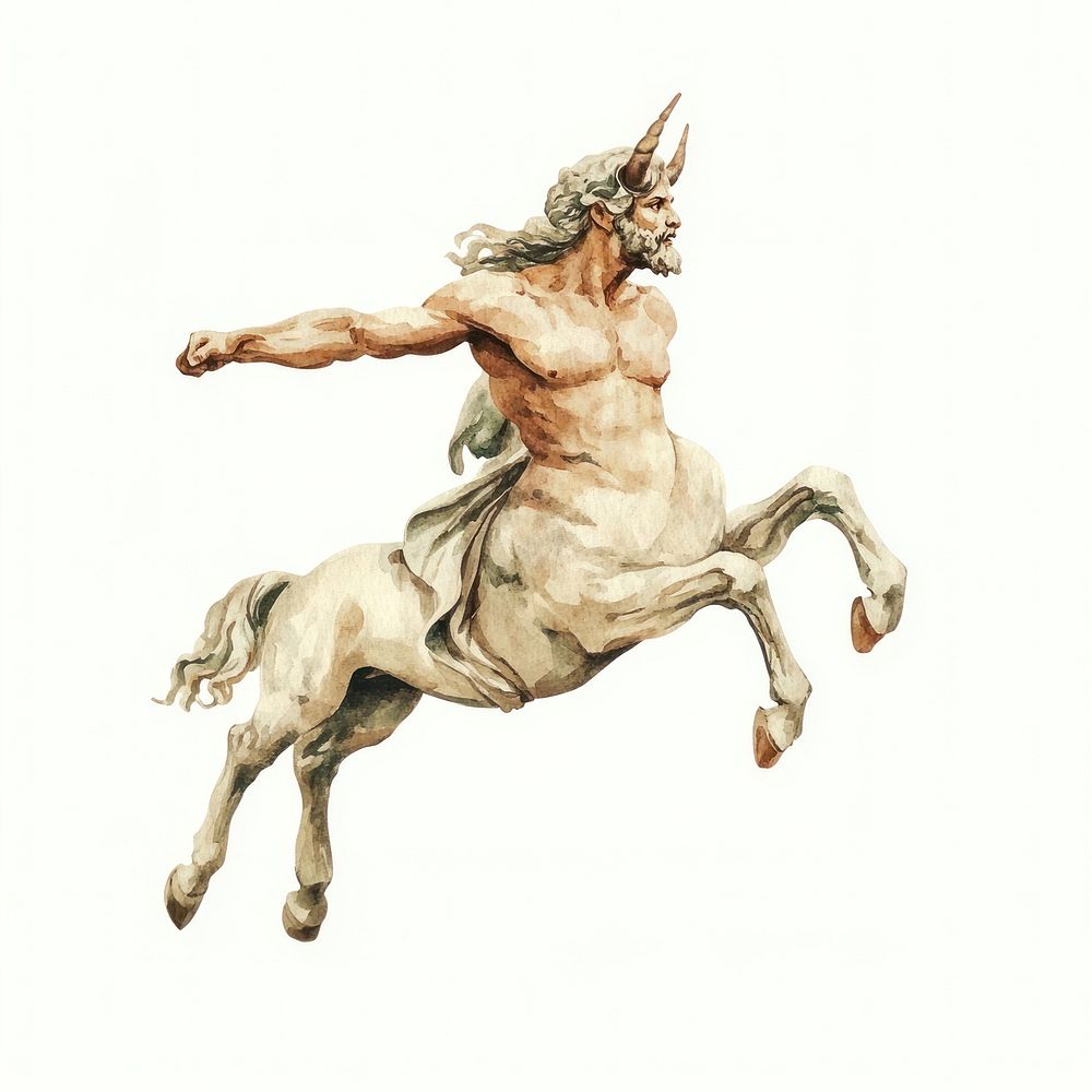 An ancient greek centaur painting | Free Photo Illustration - rawpixel