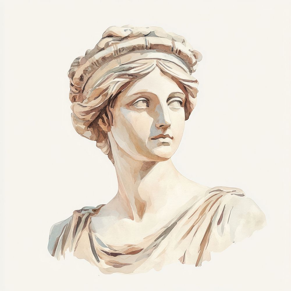 An ancient greek Goddess painting | Free Photo Illustration - rawpixel