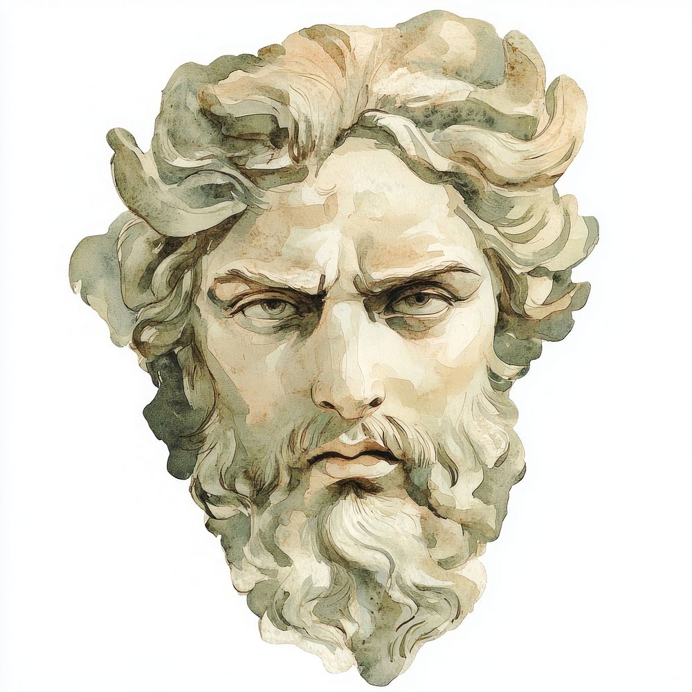 An ancient Greek angry goddess | Free Photo Illustration - rawpixel