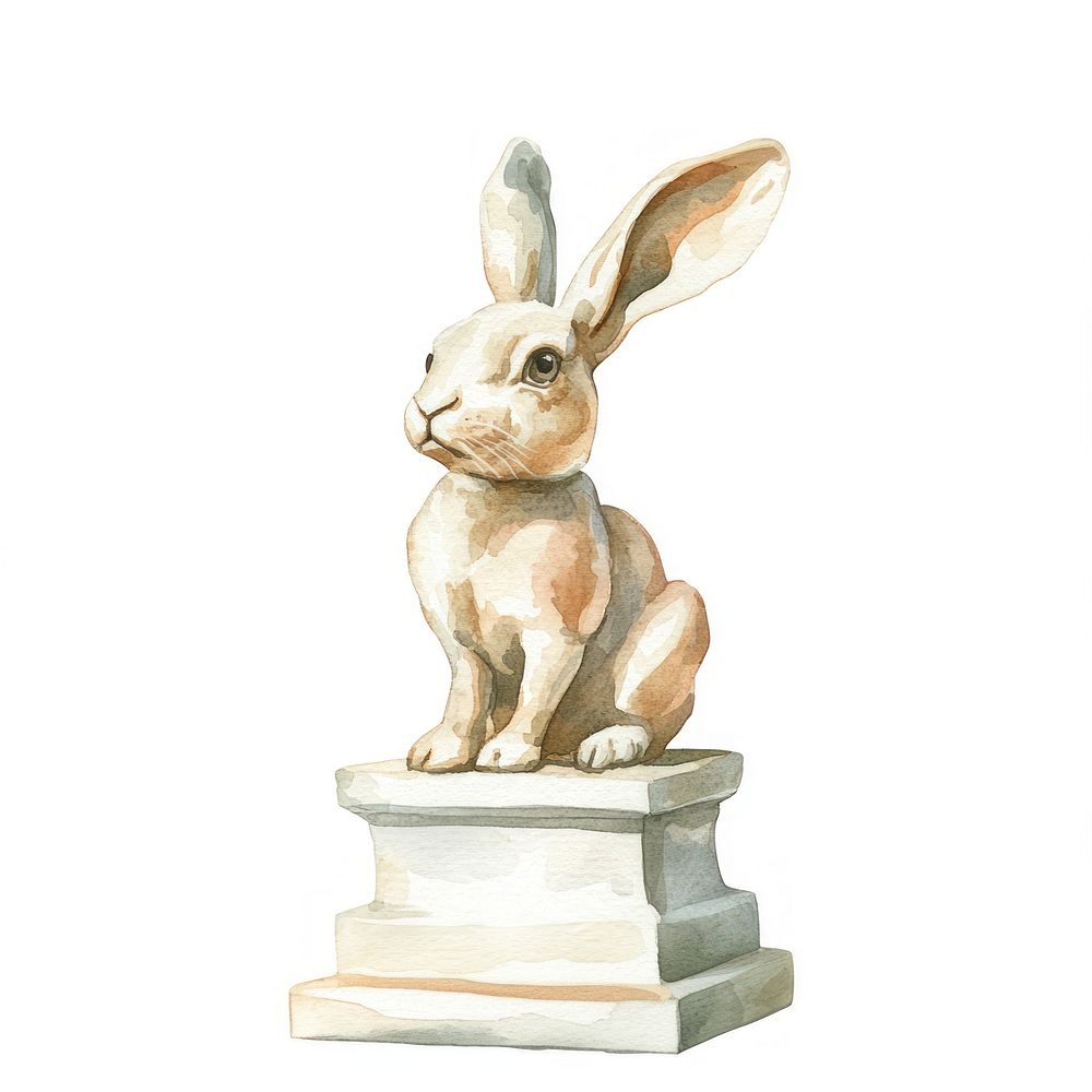 An ancient greek Rabbit rabbit | Free Photo Illustration - rawpixel