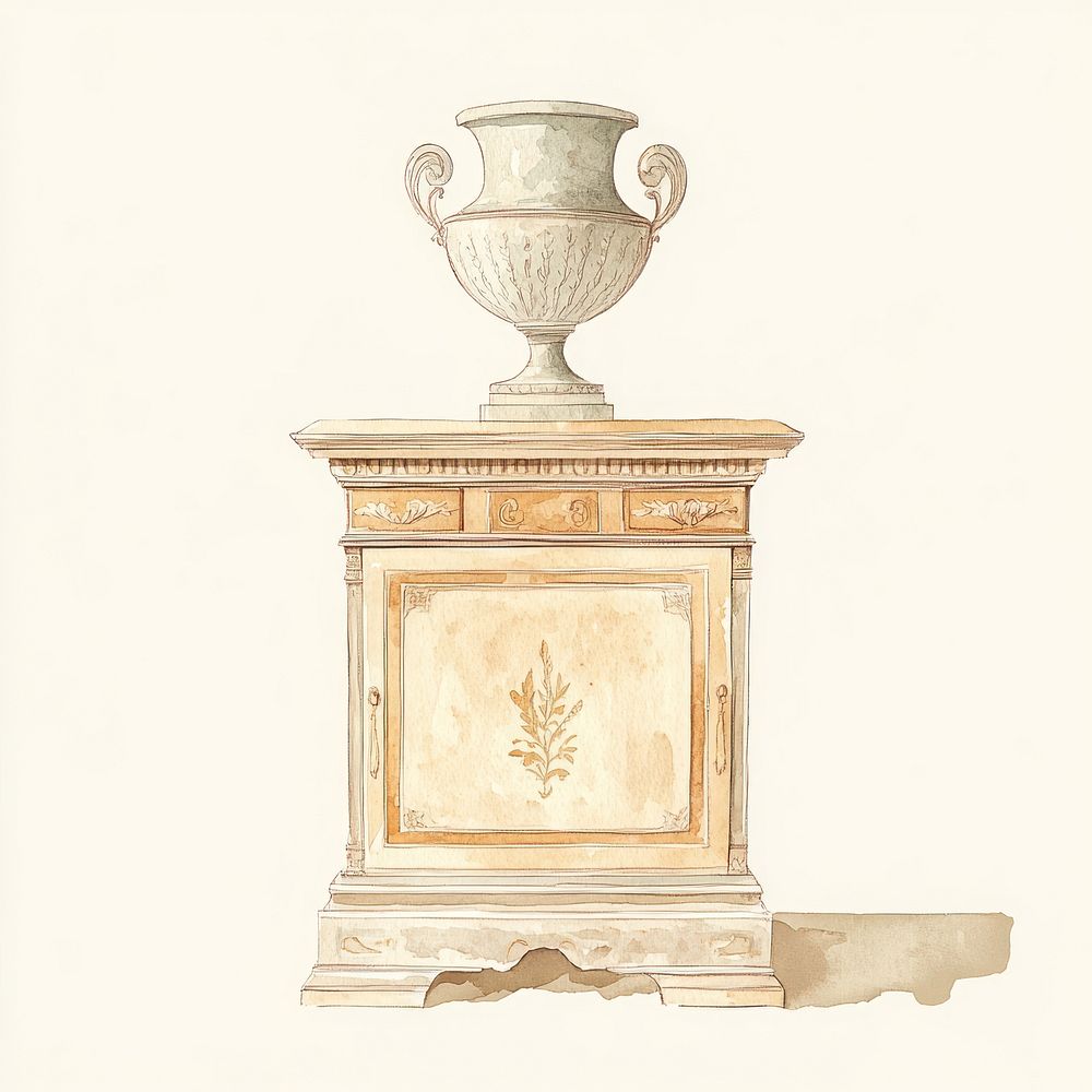 An ancient greek cabinet vase | Free Photo Illustration - rawpixel